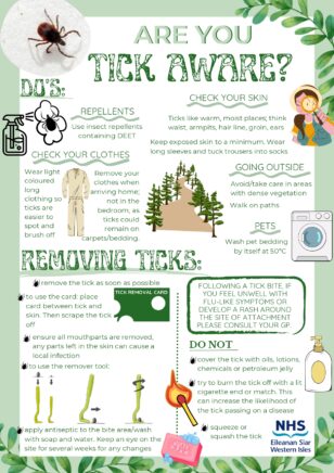 New NHS Western Isles Tick awareness Gaelic and English resources - NHS ...