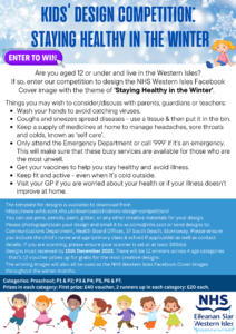 Children’s design competition to promote staying healthy in winter ...