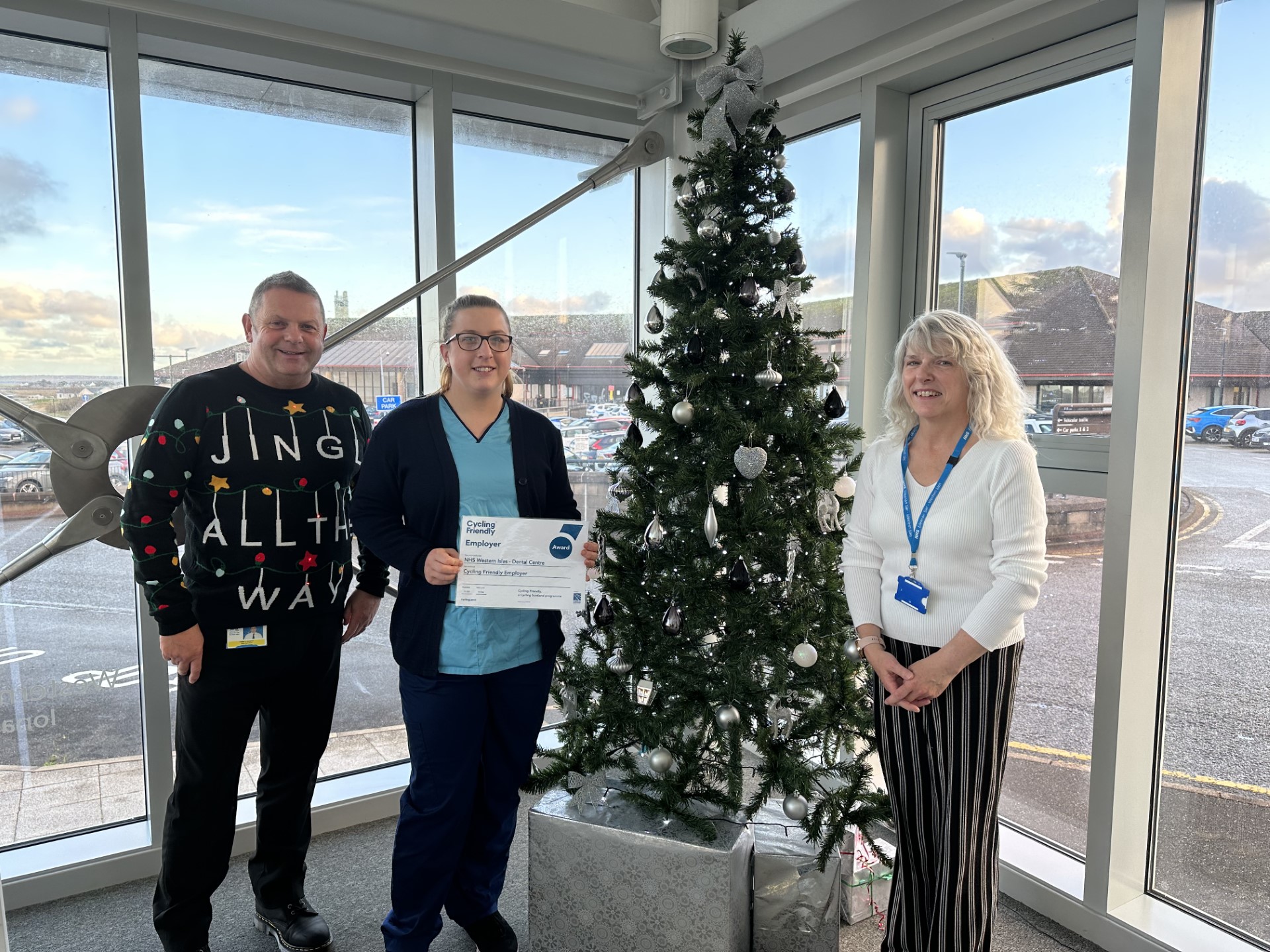Western Isles Hospital and Dental Centre awarded as Cycling Friendly ...